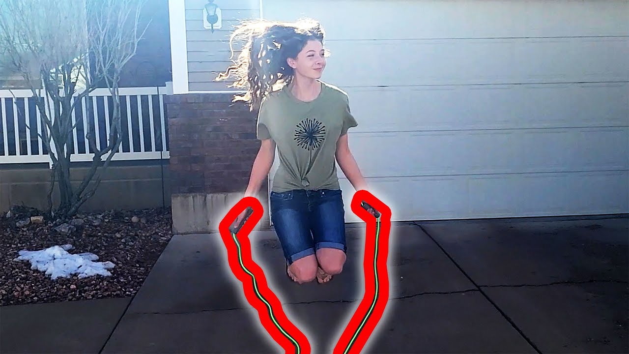 Great jump rope for adults and kids (Hererope 1/2 pound Storm rope ...