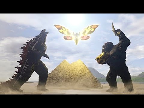 Godzilla VS Kong! | Egypt Battle | Roblox Age of Titans 