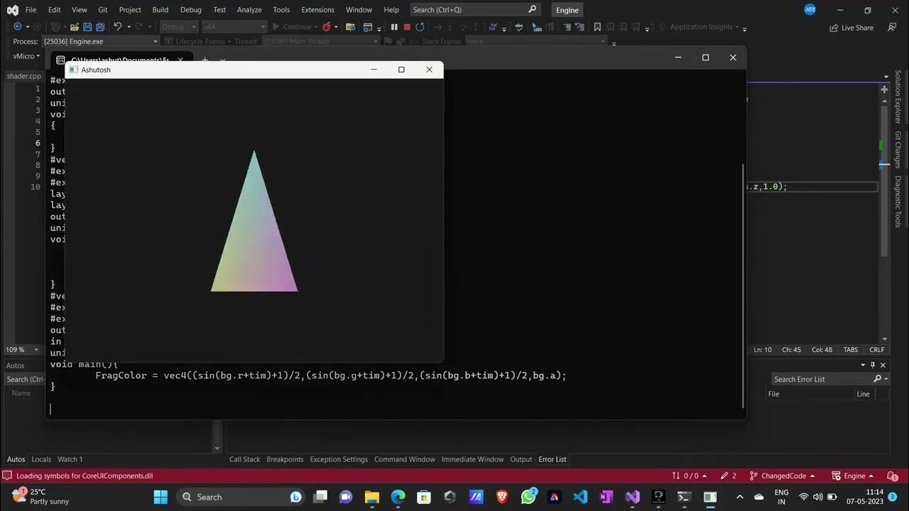 OpenGL Basic Shaders - YouTube