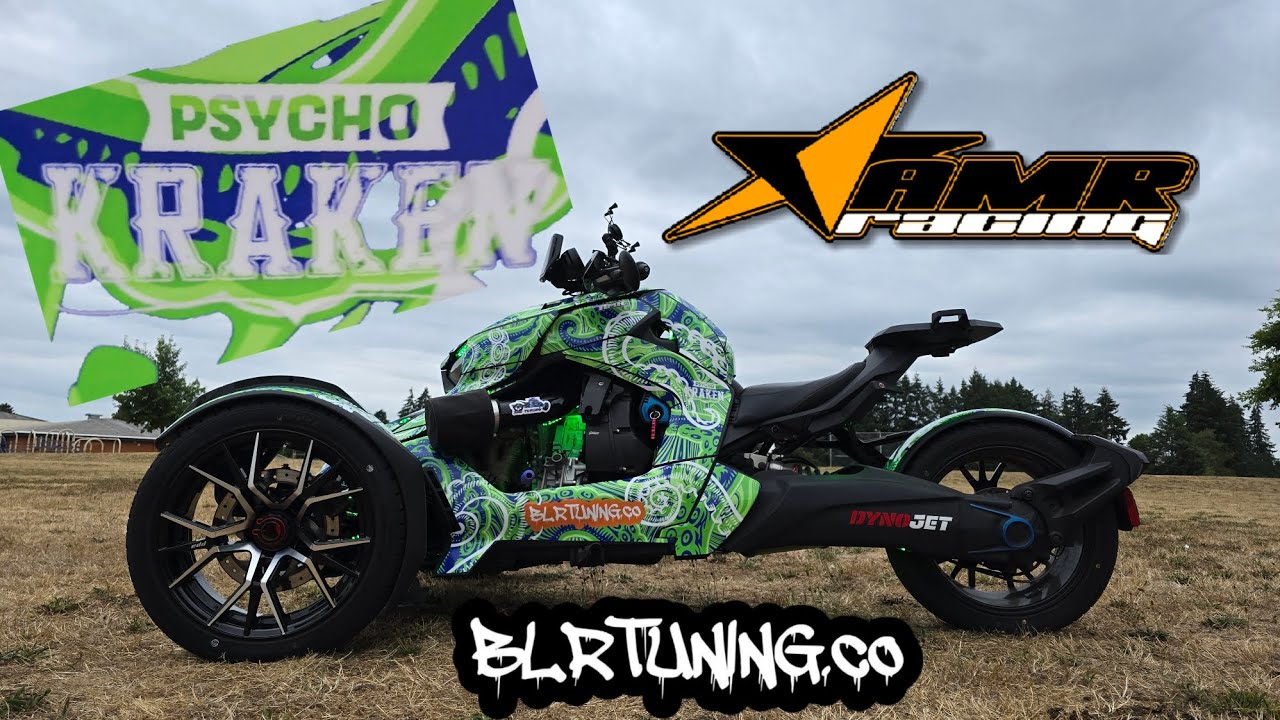 NEW AMR RACING RYKER PSYCHO KRAKEN VINYL WRAP DESIGN - YouTube