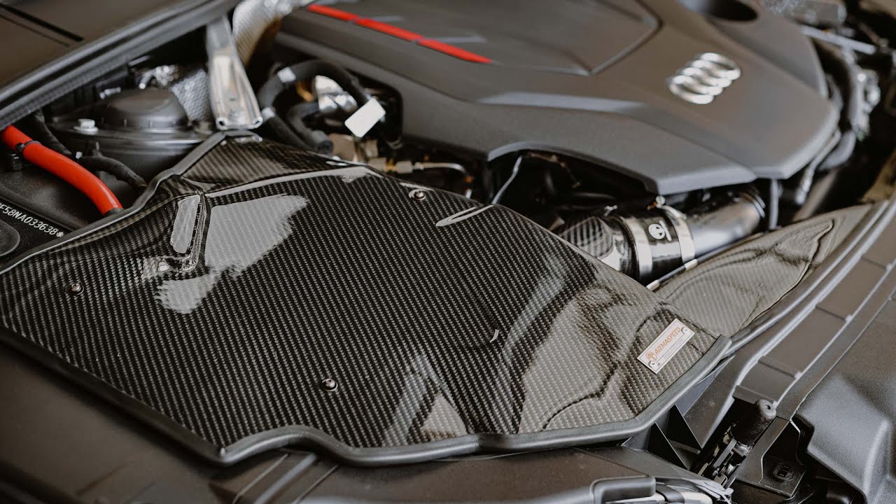 ArmaSpeed Carbon Fiber Cold Air Intake on my brand new 2022 Audi S5 (B9 ...