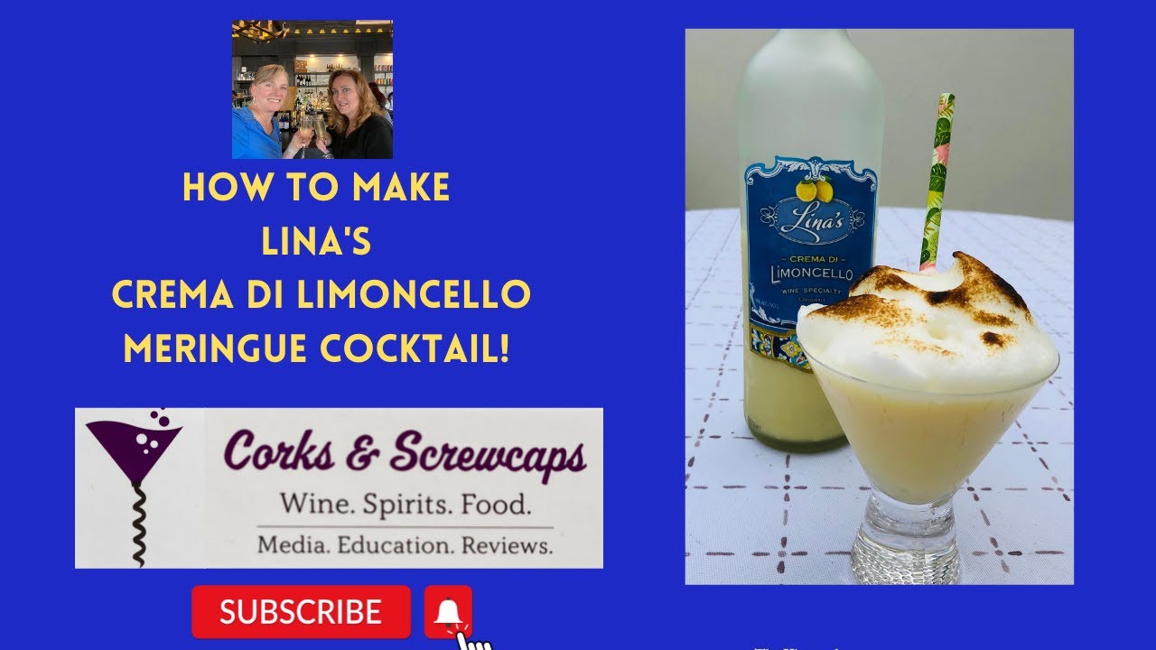 Lina's Crema Di Limoncello Meringue Cocktail! - YouTube