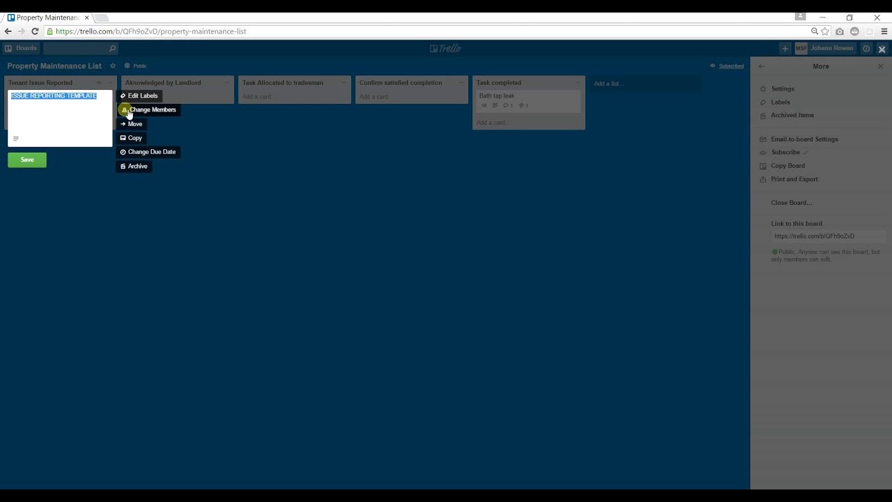 Report Issue using Trello - YouTube
