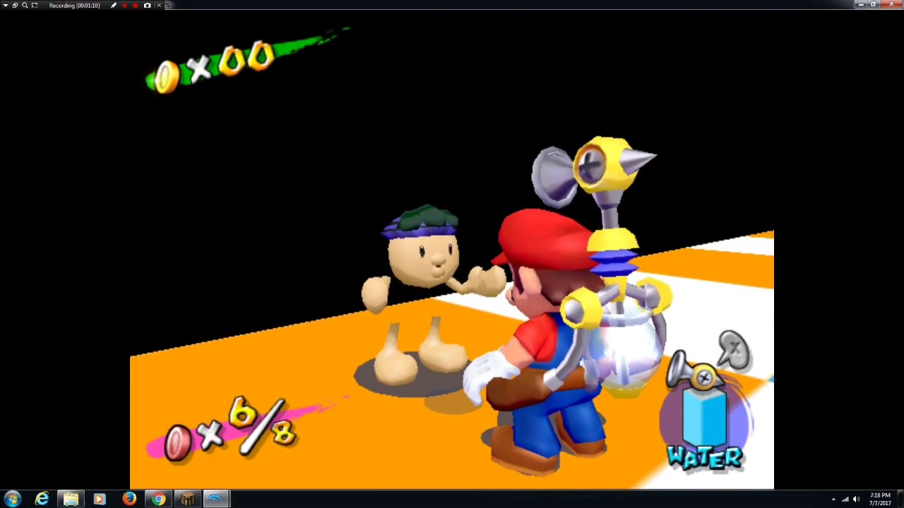 Super mario sunshine test map - YouTube