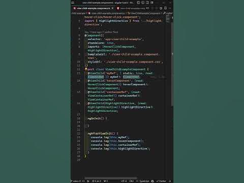 Access the ViewcontainerRef for the Html element using viewchild decorator - #Angular17 - YouTube