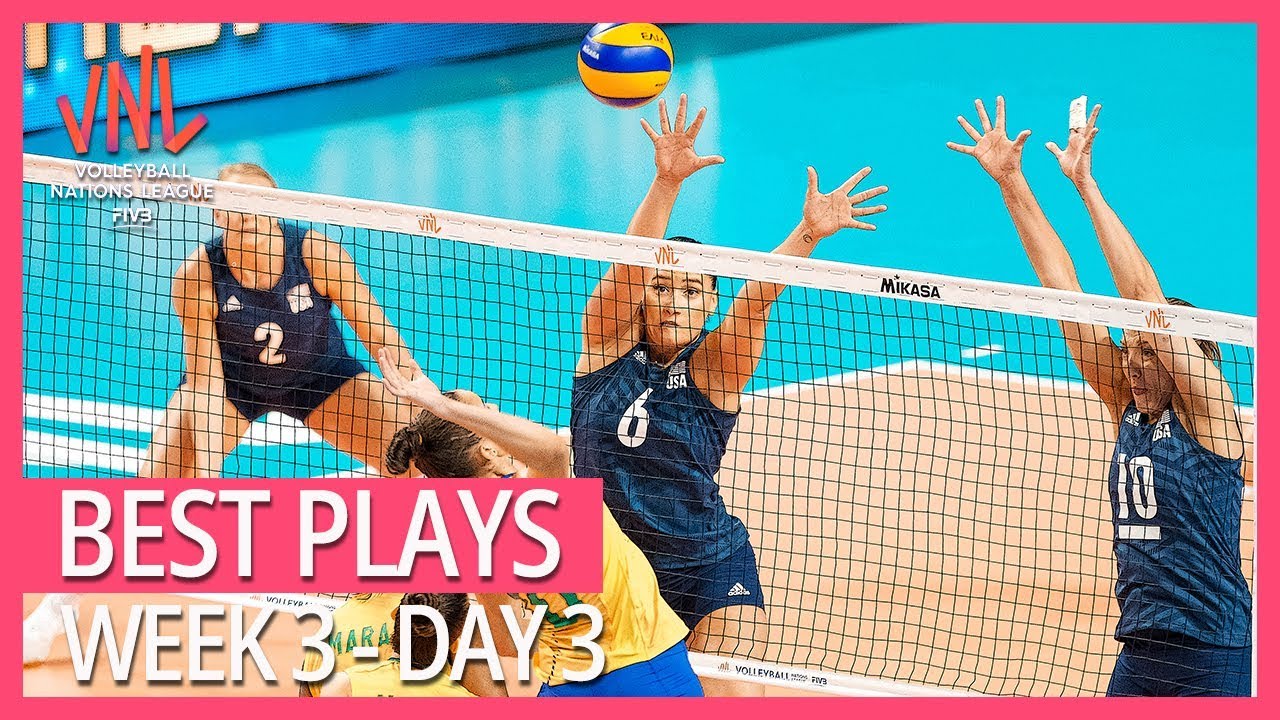 Best Volleyball Plays | Week3 - Day3 | Women's VNL 2019 - YouTube