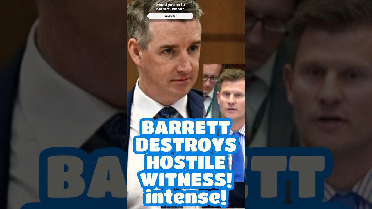 BARRETT INTERROGATES LYING WITNESS! intense! - YouTube