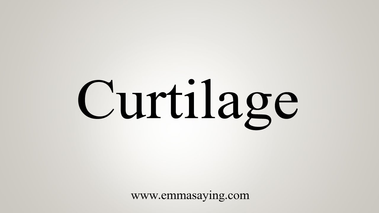 How To Say Curtilage - YouTube