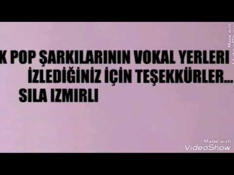 K pop şarkılarının vokal yerleri iyi seyirler!!