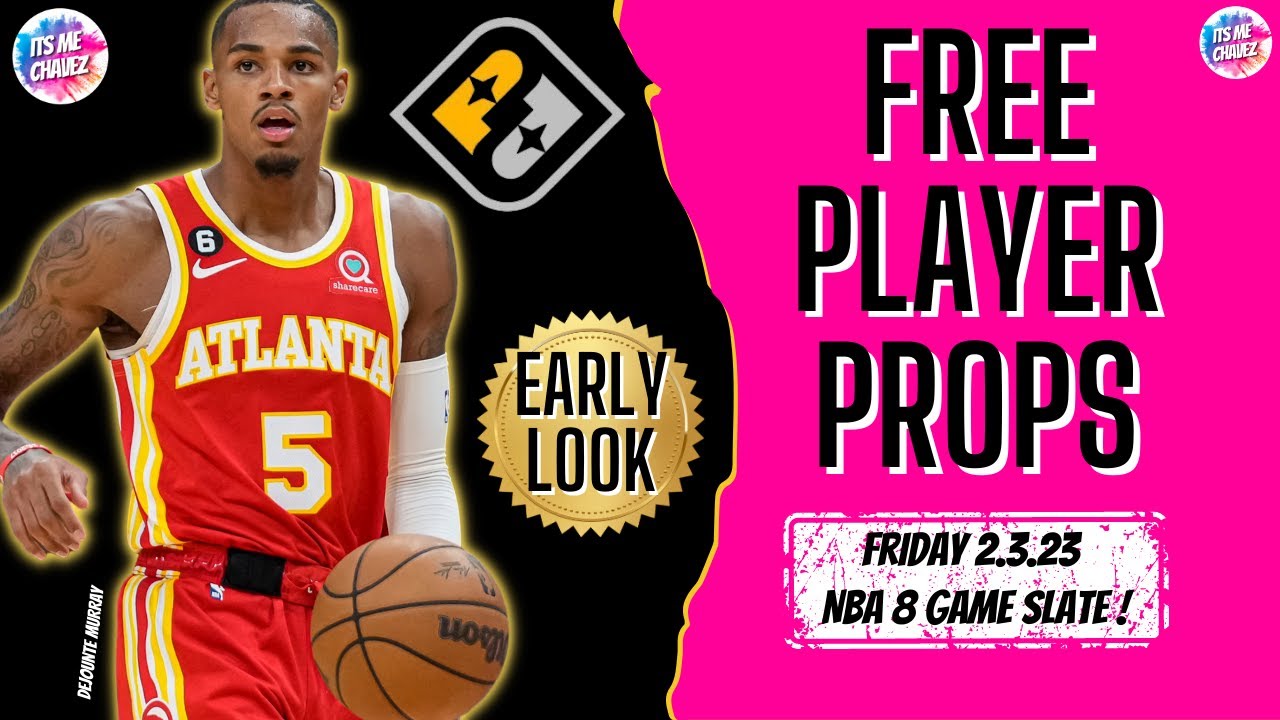 FREE PRIZEPICKS 2/3/23 🏀 NBA PLAYER PROPS EARLY LOOK #playerprops - YouTube