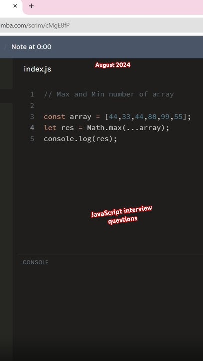 JavaScript interview questions #coding #javascript #programming #webdevelopment # ...