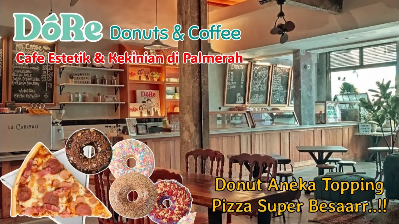 DoRe Donuts & Coffee || Toko donat dan pizza yang estetik di Jakarta ...