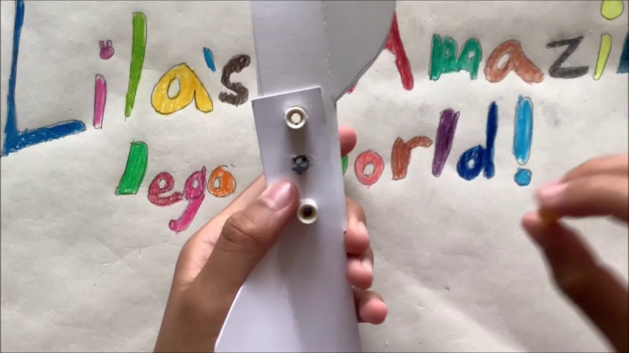 How to make a LEGO pinwheel - YouTube