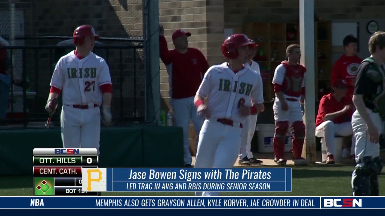 Jase Bowen Signs with The Pirates - YouTube