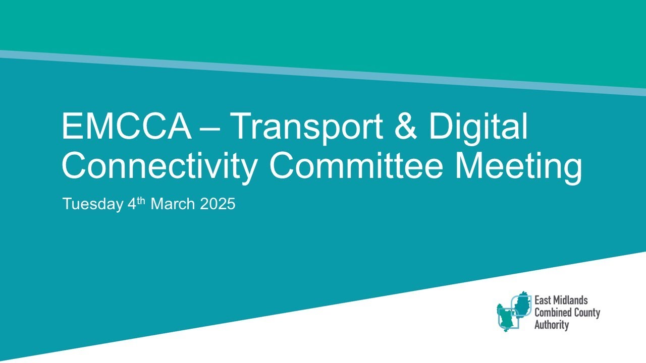 EMCCA Transport & Digital Connectivity Committee - 04/03/25 - YouTube