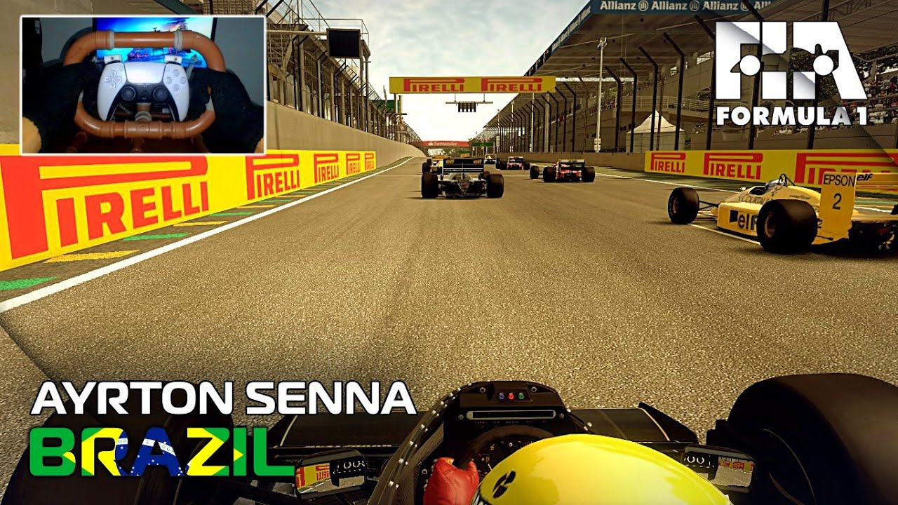 Ayrton Senna Lotus 98T | F1 Classic 1986 Brazilian Grand Prix | Racing ...