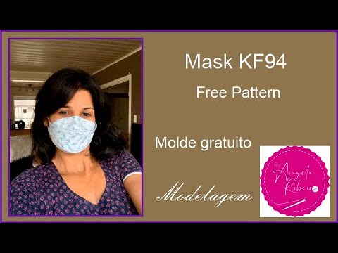 DIY -Como fazer a melhor mascara/Mask KF94/ molde grattuito - YouTube