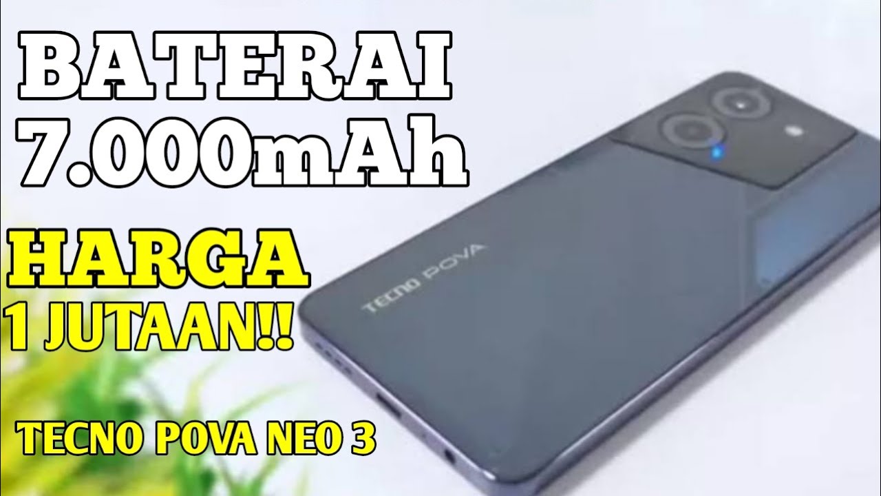 SPEK GAMING DAN BATERAI BADAK!! Tecno Pova Neo 3 Resmi Rilis - YouTube