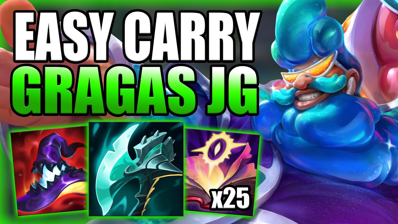 BIG MAN GRAGAS JUNGLE IS A VERY STRONG SOLO Q CARRY! - Best Build/Runes ...