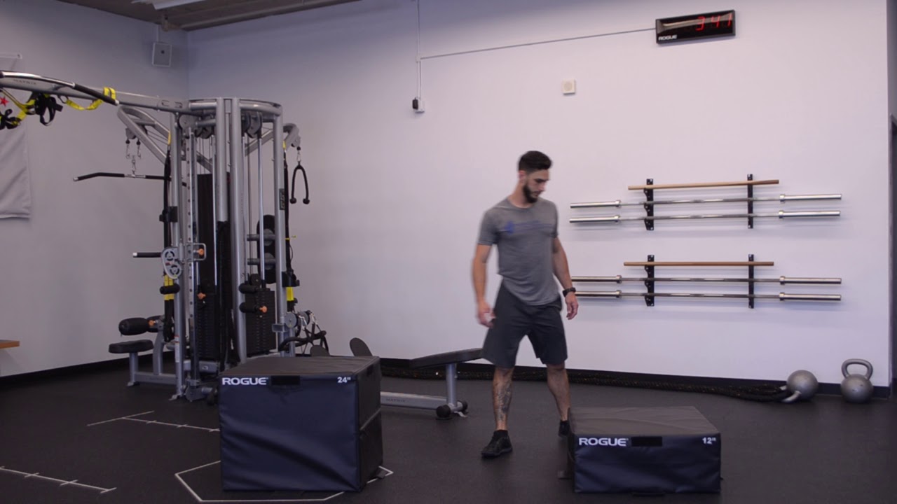 Depth Box Jump - Exercise Demo - YouTube