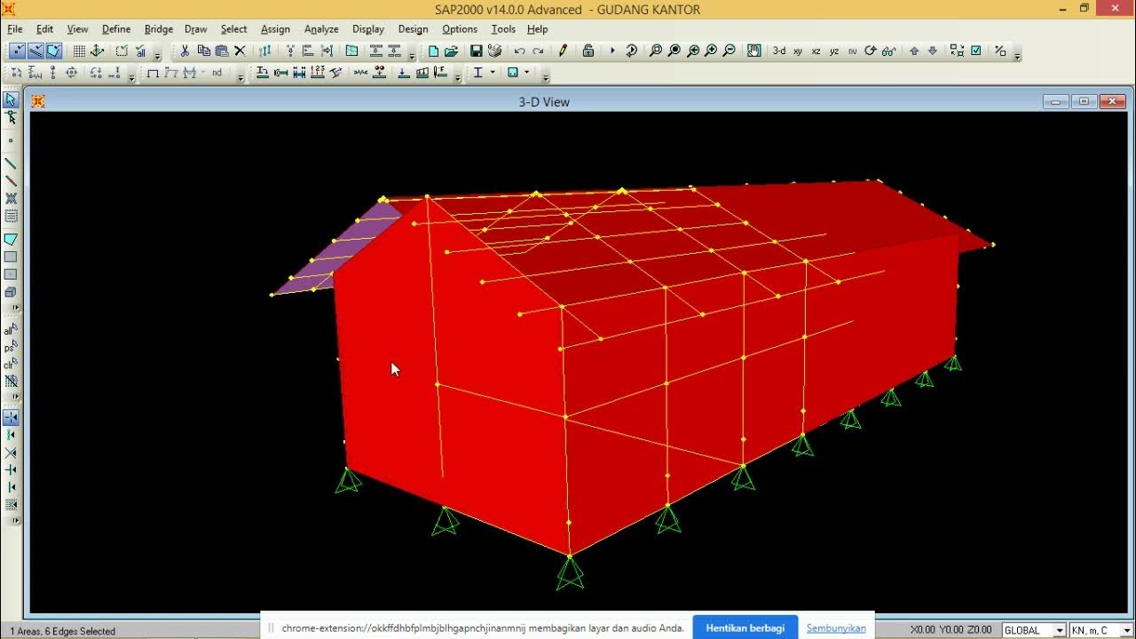 solusi ERROR IN CREATING ANALYSIS MODEL-AREA LOAD ASSIGN pada SAP2000 - YouTube