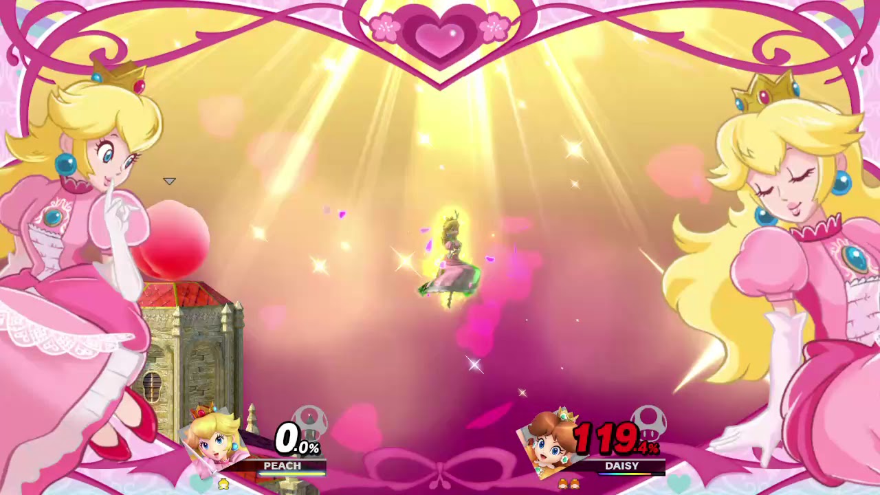 Super Smash Bros Ultimate Peach VS Daisy - YouTube