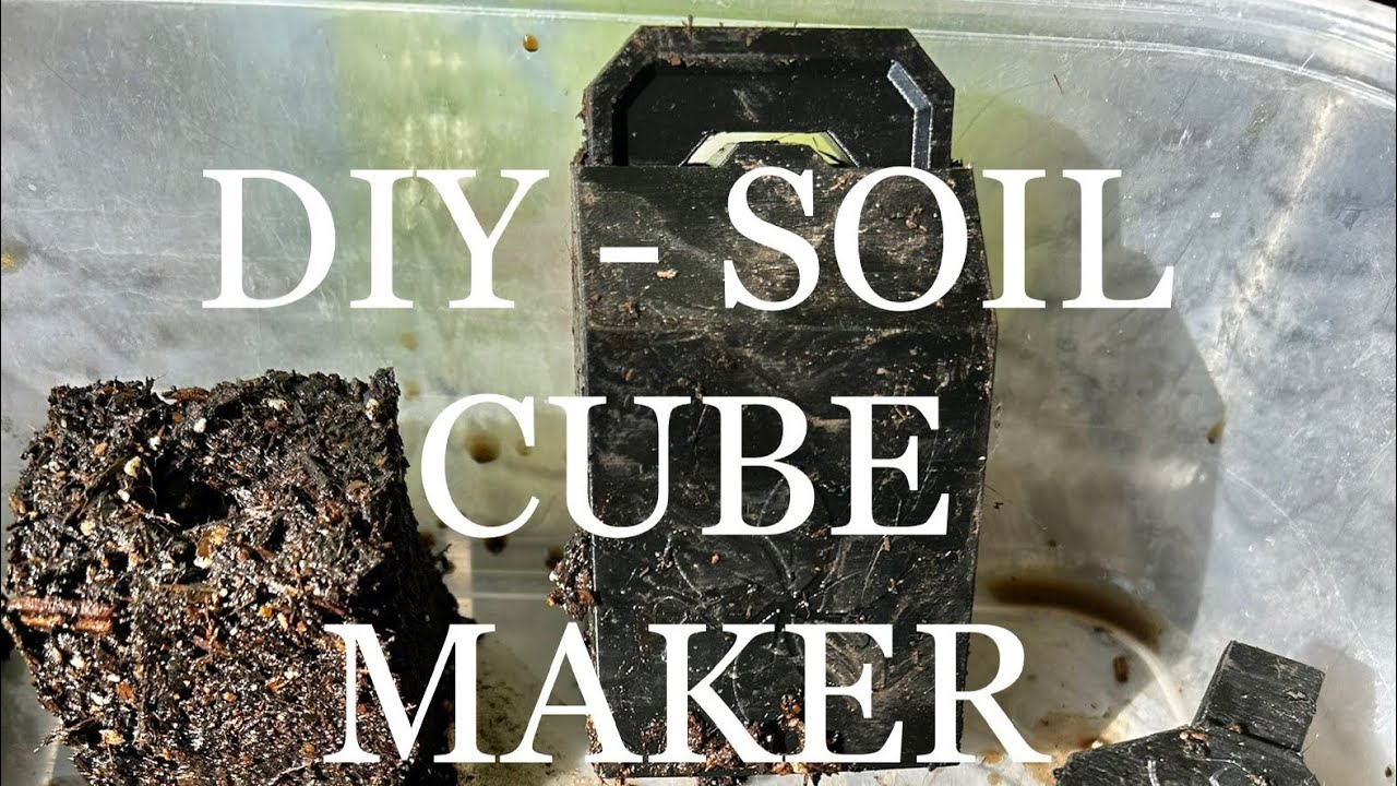 DIY - Soil Cube Maker - YouTube