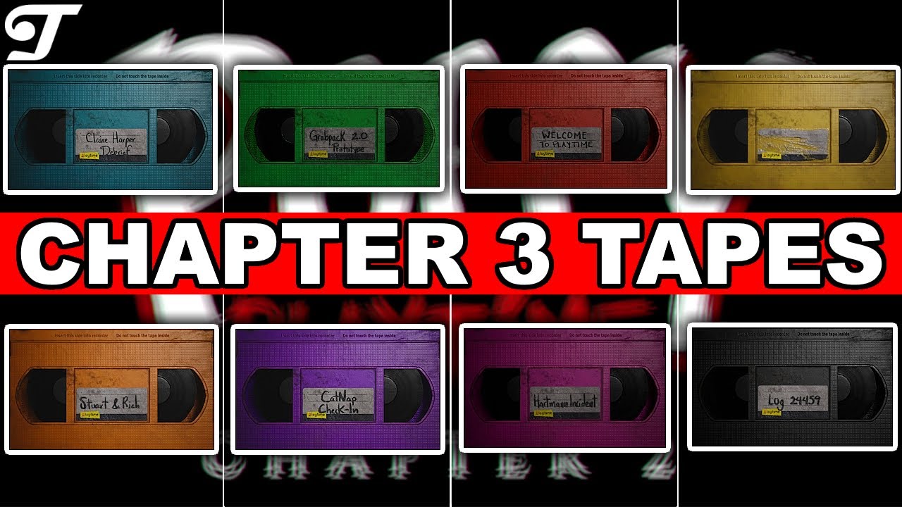 ALL VHS TAPES LOCATIONS - Poppy Playtime: Chapter 3 [1080p/60fps] - YouTube
