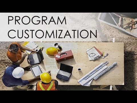 Program Customization - YouTube