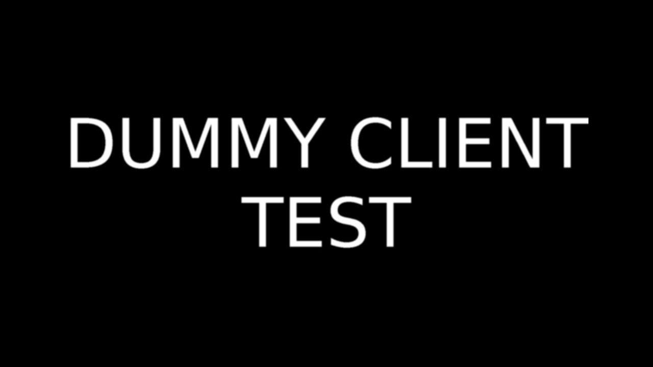 NetDrone Engine, Dummy Client Test - YouTube