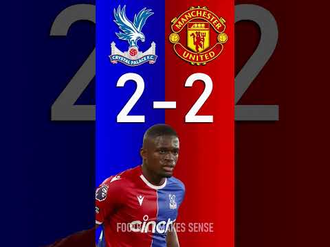 Crystal Palace vs Man Utd : Premier League Score Predictor - hit pause or screenshot