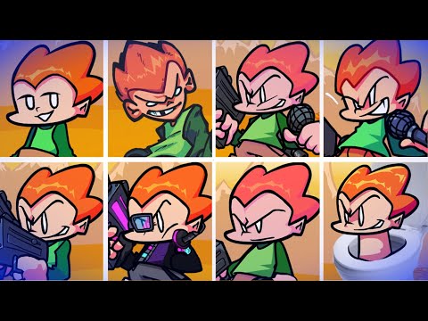 Different versions and skins of Pico sing Stress || Pico Appreciation 2
