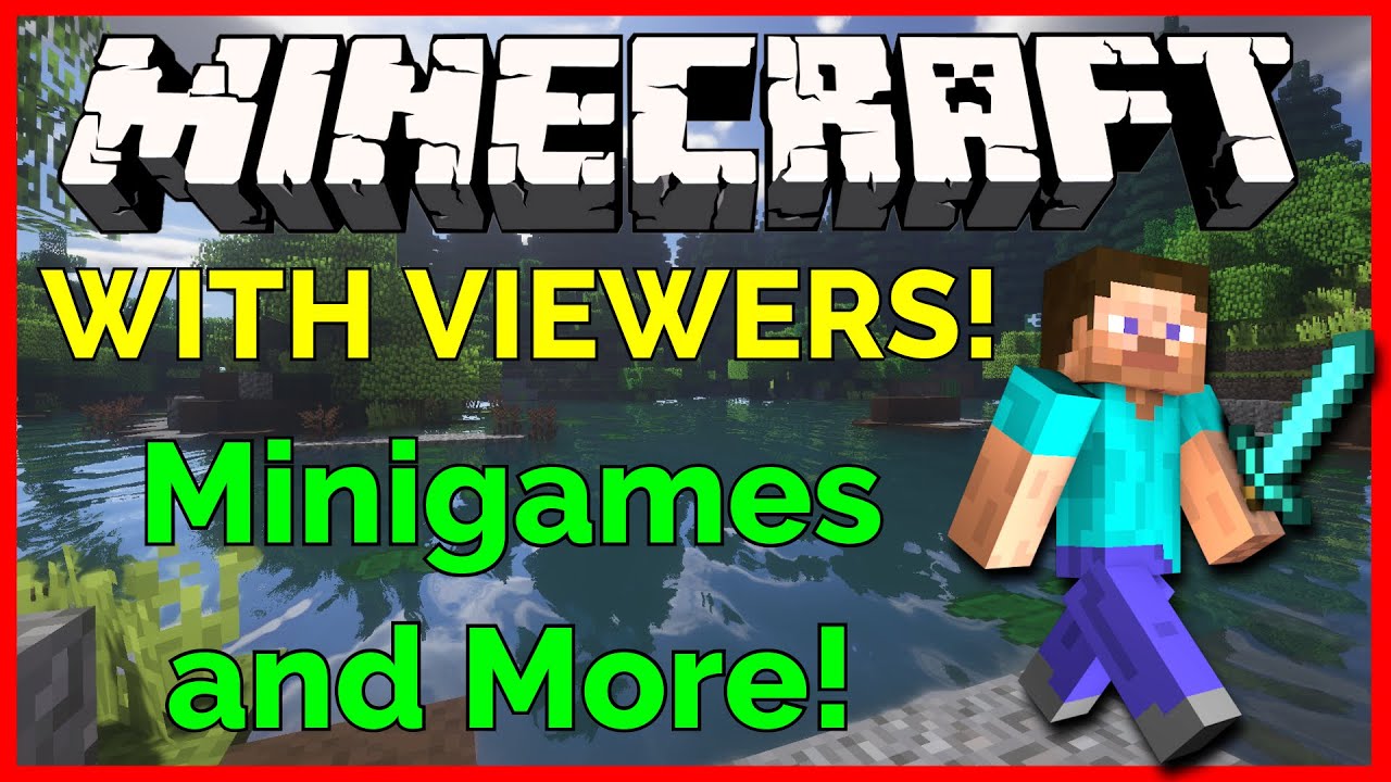 🔴 LIVE! 🔴 Minecraft with Viewers! | Minigames, Survival, and More ...