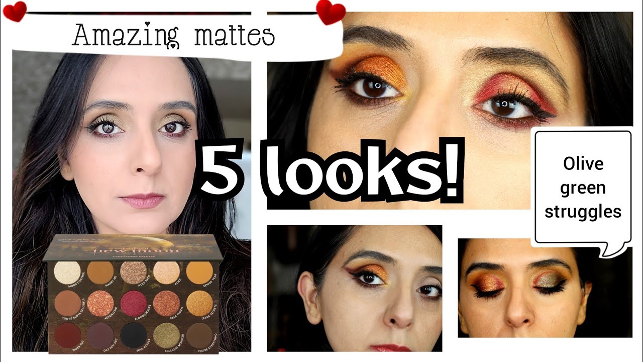 New Colourpop New Moon Eyeshadow Palette! 5 Looks! Swatches! - YouTube