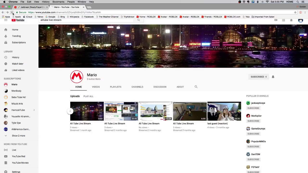 Ali Tube Live Stream - YouTube