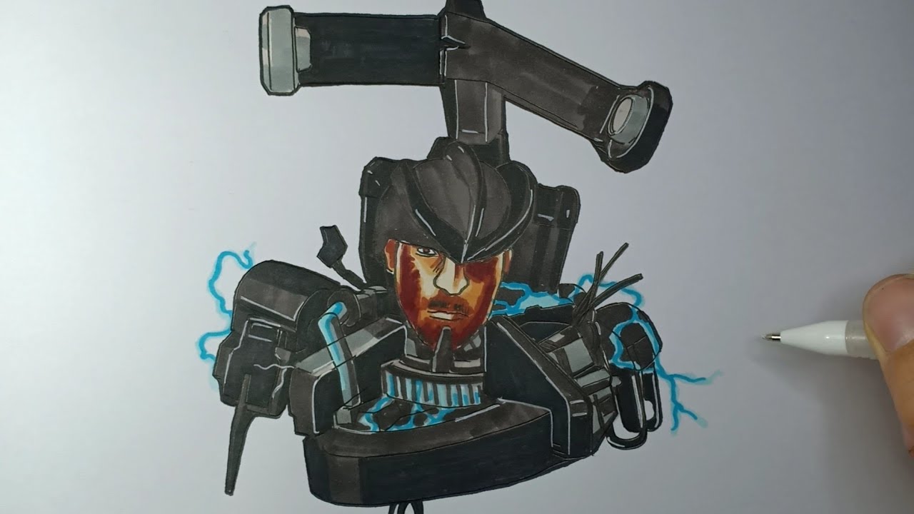 How To Draw Broken Astro toilet In skibidi Toilet 72 Part 2 - YouTube