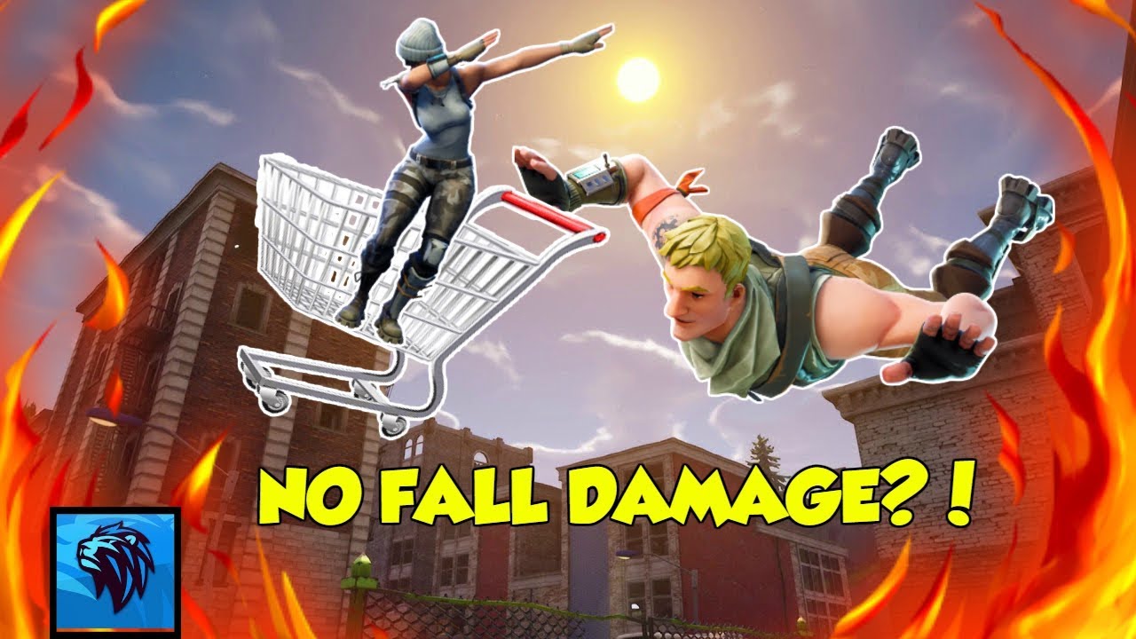 NO FALL DAMAGE?! | Fortnite Funny Moments - YouTube