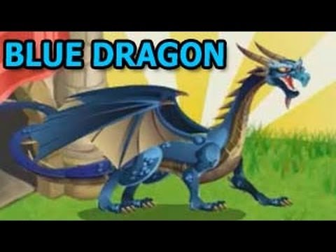 BLUE DRAGON in Dragon City Review and Level Up fast Attacks - YouTube
