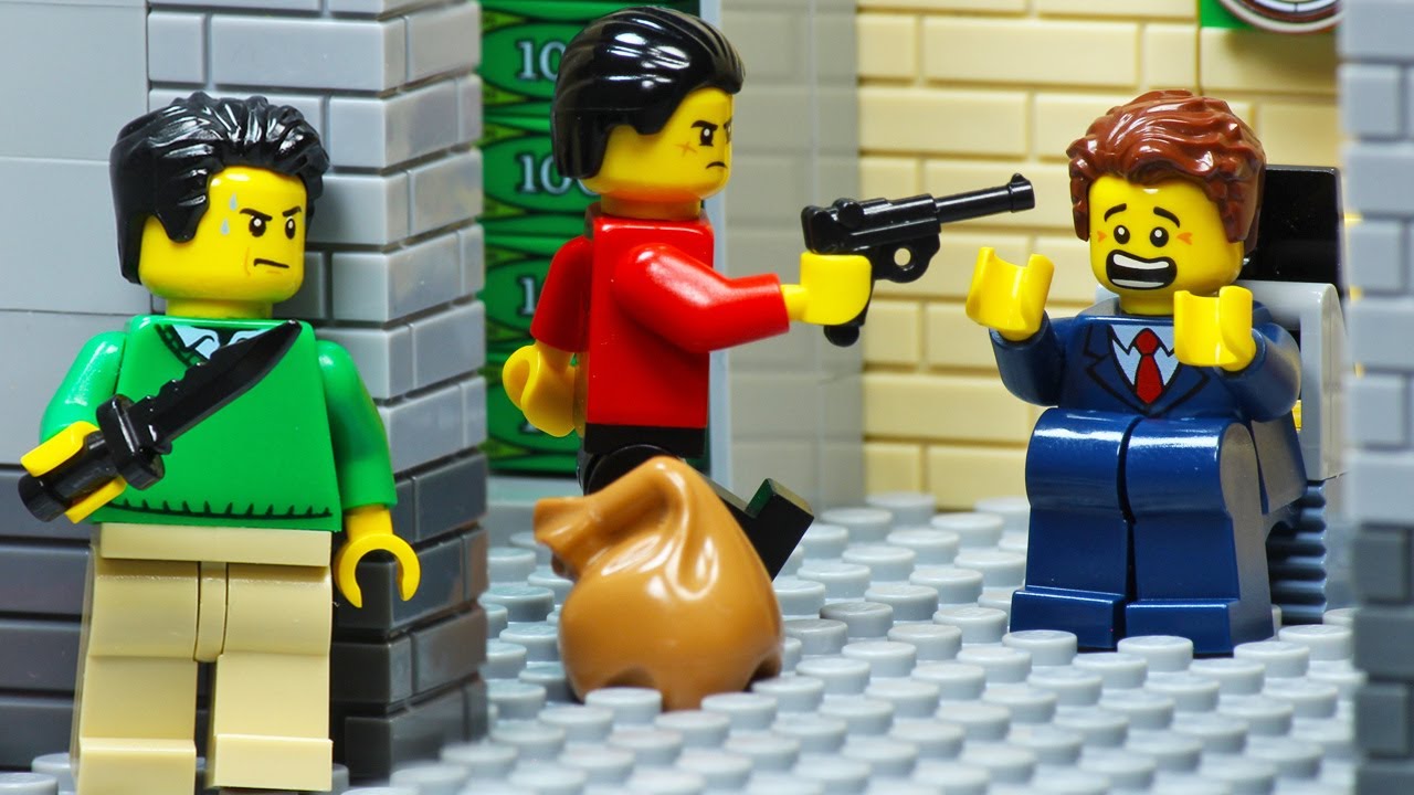 Lego City Bank Robbery Fail - Hostage Rescue - YouTube