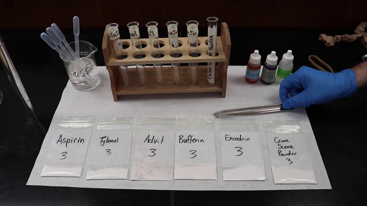 Western High School Toxicology Drug Identification Lab - Test 1, 2, & 3 ...
