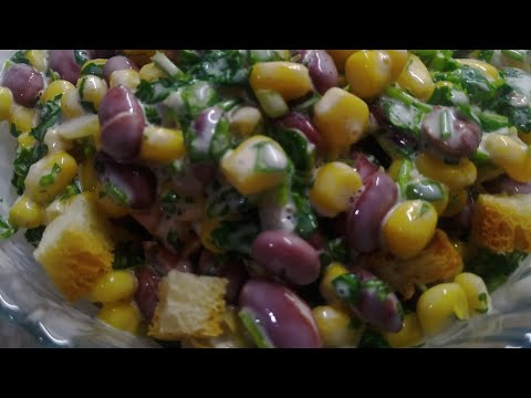 🥗Super ləzzətli, tez bazar qırmızı lobya salatı.16.06.23