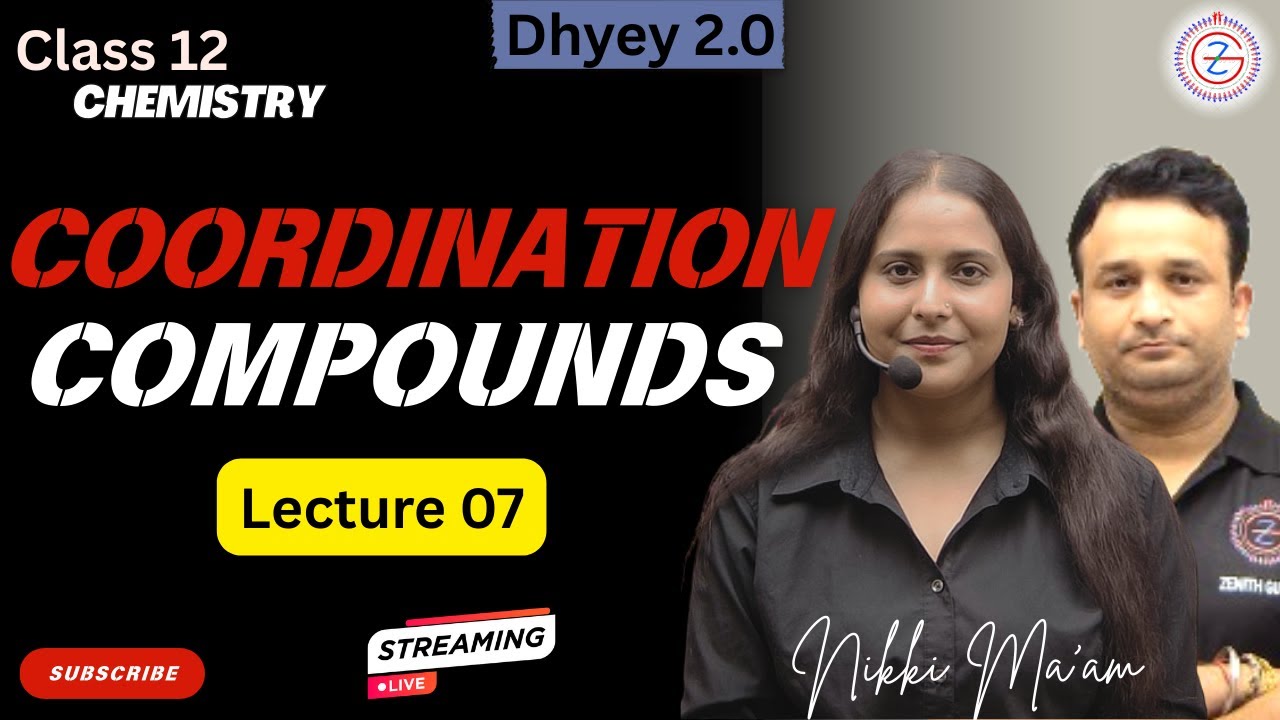 Coordination Compounds | Class 12 NCERT Exemplar | Chapter 5 | Lecture ...