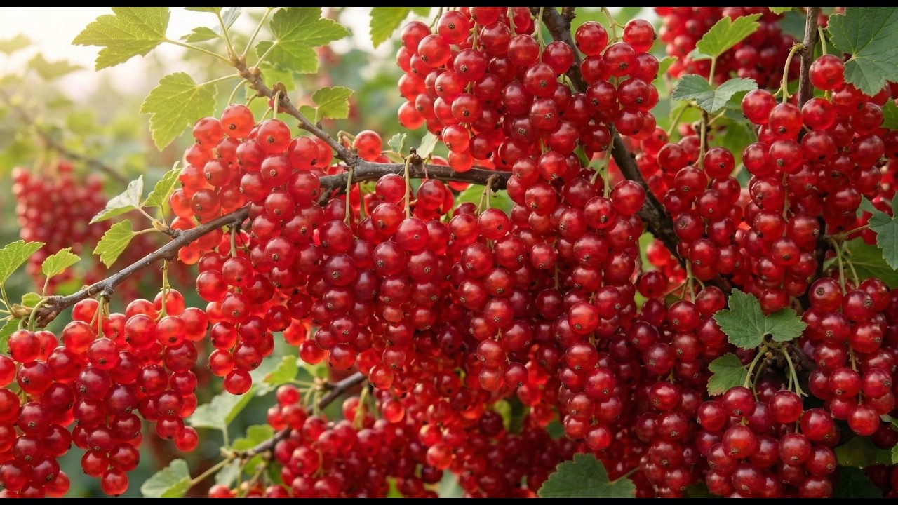 HOW RED CURRANT IS GROWN IN CANADA | From Bud Break to Harvest | ASMR ...