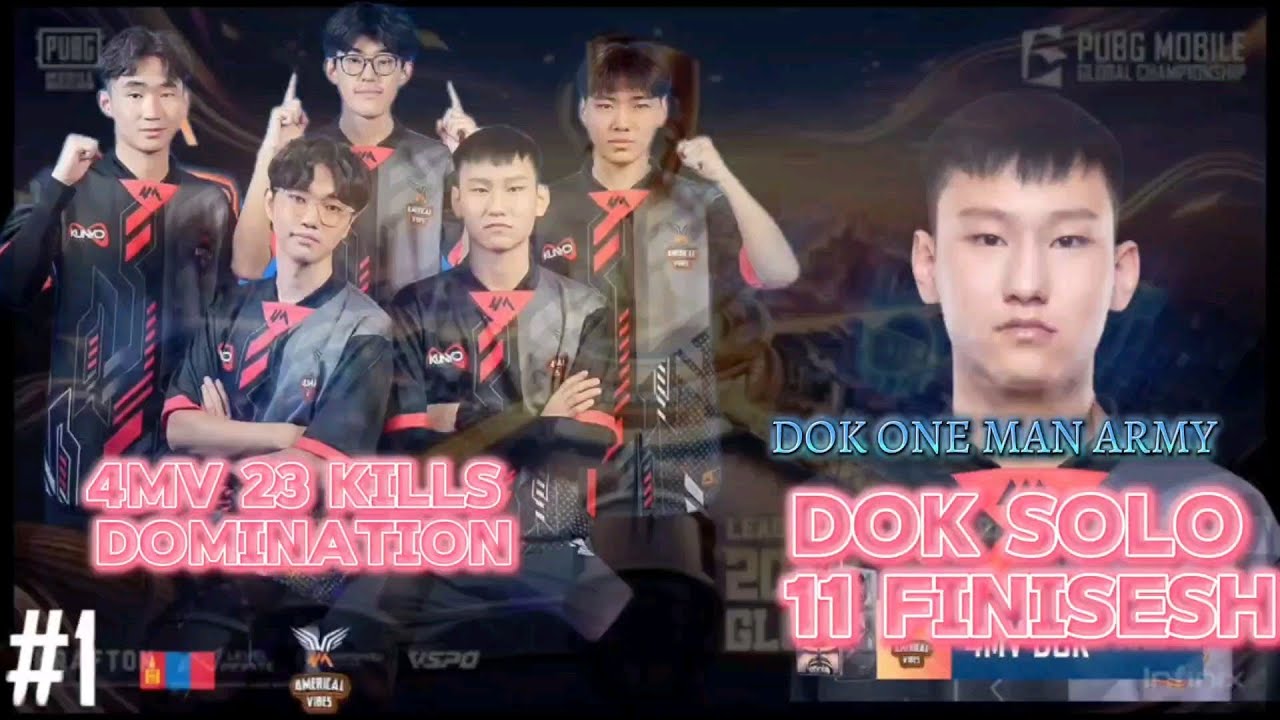 DOK ONE MAN ARMY |#7 TO #1 |#pmgc |4MV| - YouTube