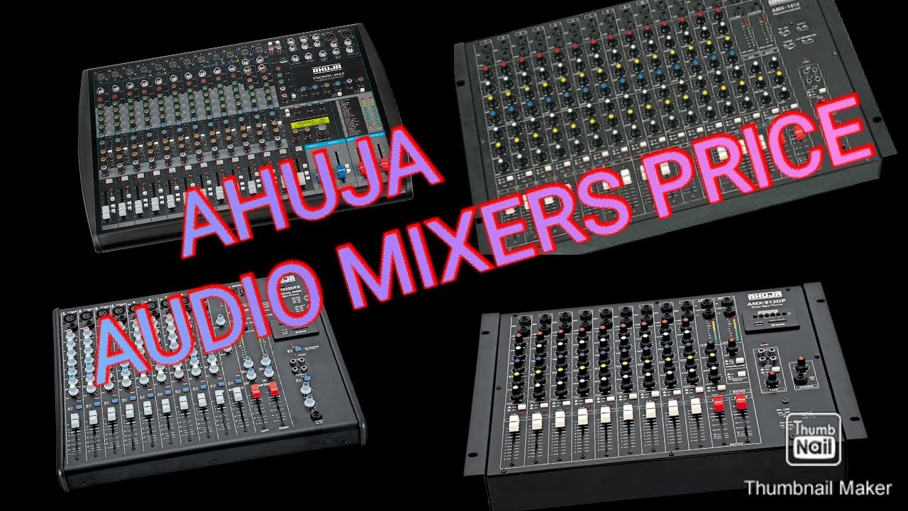 AHUJA audio mixer price - YouTube