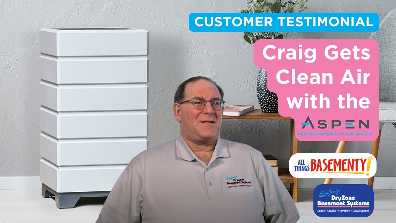 Craig Gets Clean, Fresh Air with the Aspen Air Purifier - YouTube
