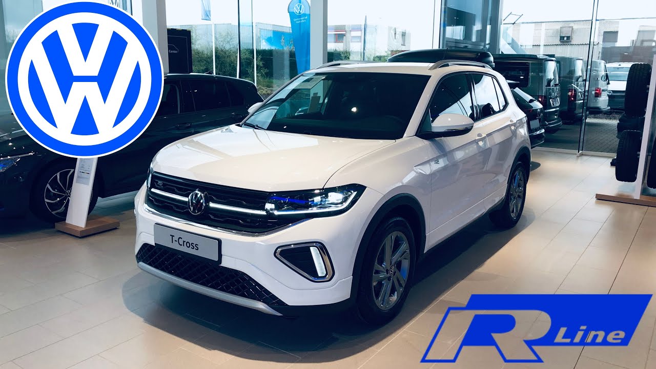2024 VW T CROSS R LINE FACELIFT IN 4K #vw #volkswagen #vwtcross #tcross ...