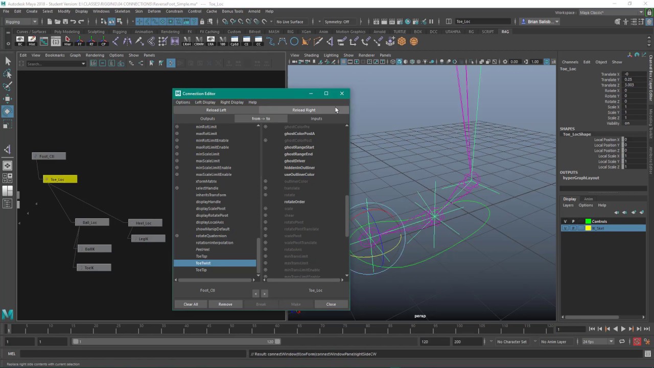 Reverse Foot Simple - YouTube