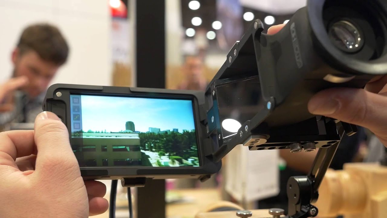 Small HD Sidefinder EVF Drop Kick Test NAB 2015 - YouTube