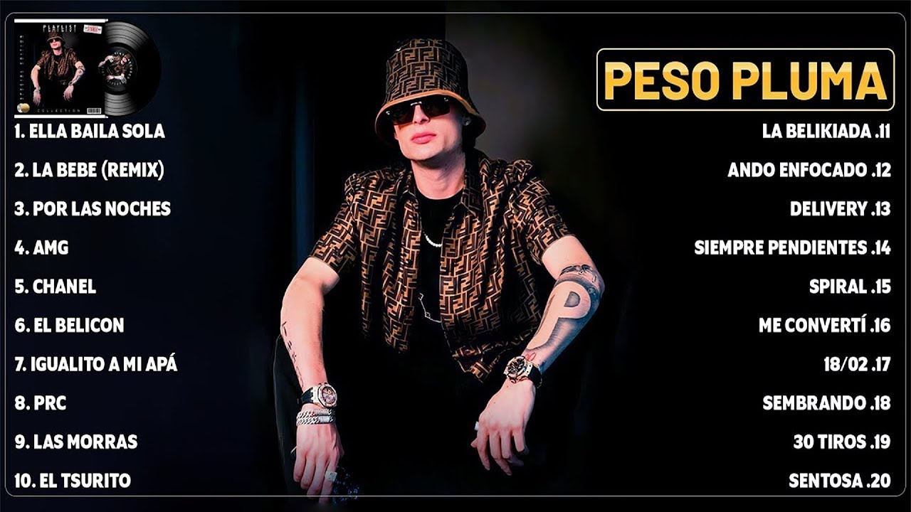 PESO PLUMA MIX 2023 | Peso Pluma Álbum Completo | Mix Corridos Belicos ...